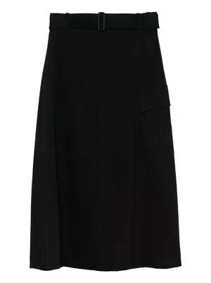 JOSEPH Pernette Midi Skirt - Black