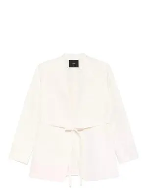 JOSEPH Victor Belted Blazer - Neutrals
