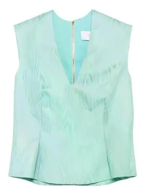 DE SANTIS Patterned Top - Green