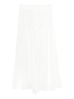 DE SANTIS DE SANTIS Draped Midi Skirt