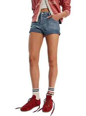 Jeffrey Campbell Willow Suede Sneakers Red Suede