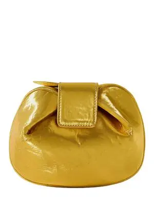 Gabriela Hearst Gabriela Hearst Soft Demi Lamé Clutch Gold