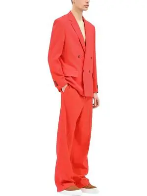 MSGM Double-breasted Blazer - Red