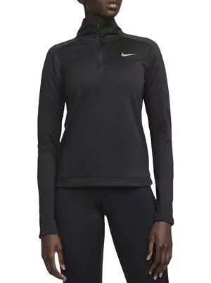 Nike Dri-fit Pacer Half-zip Top - Black