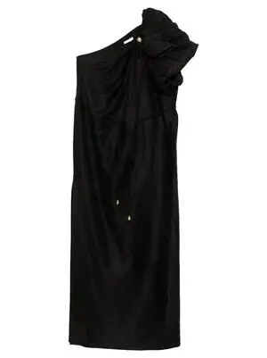 Aje Cira Midi Dress - Black