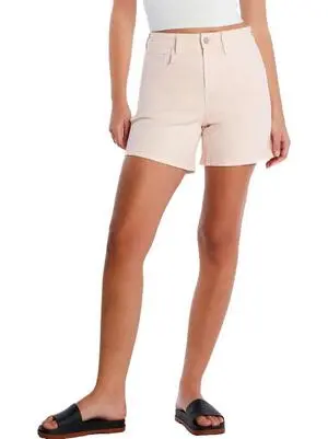 HINT OF BLU Swift High-waist Denim Shorts - Cloud Pink
