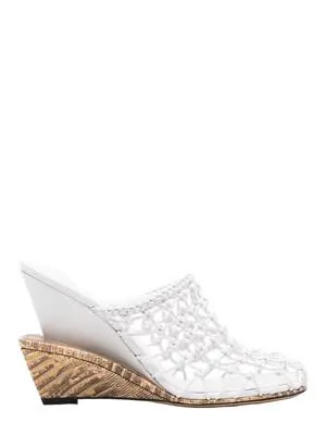 Jacquemus Jacquemus 100mm Les Doubles Tresses Mules White