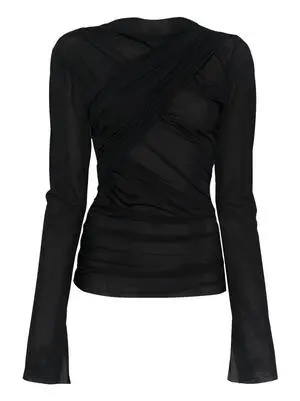 JADE CROPPER Jade Cropper Draped Top