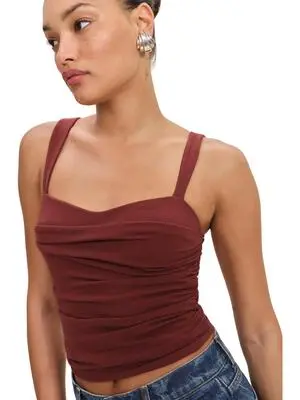 REFORMATION Reformation Trish Knit Top Chianti