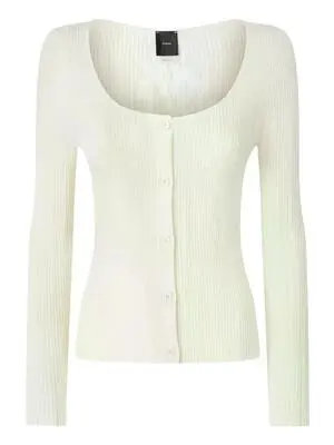 Pinko Cut-out Cardigan - White