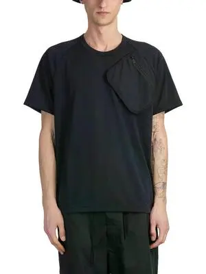 Comme Des Garçons Zip-pocket T-shirt - Black