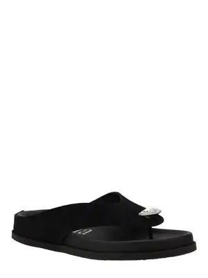 PEDRO GARCIA Swaroski® Crystal Flip Flops - Black