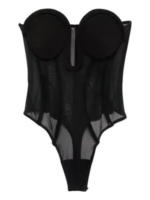 JEAN PAUL GAULTIER Corset Bodysuit - Black
