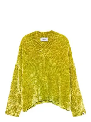 BONSAI Chenille Sweater - Green