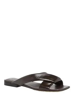 Bottega Veneta Riva Flat Sandals - Brown
