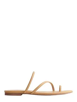 REFORMATION Ludo Toe Ring Strappy Flat Sandals