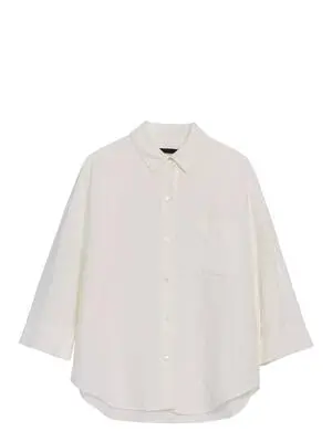 Jenni Kayne Logan Linen Shirt - Ivory