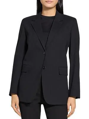 Theory Single-breasted Blazer - Black
