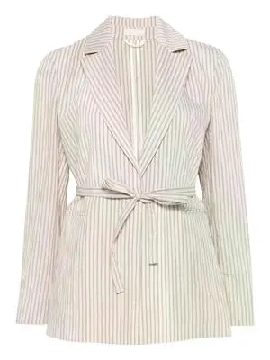 Liu Jo Striped Blazer - Neutrals