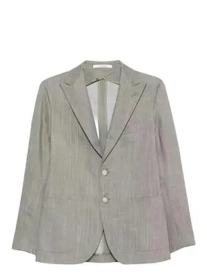 Tagliatore Twill Blazer - Green