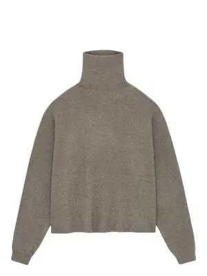 Fear Of God Essentials Waffle Turtleneck - Heather Gray