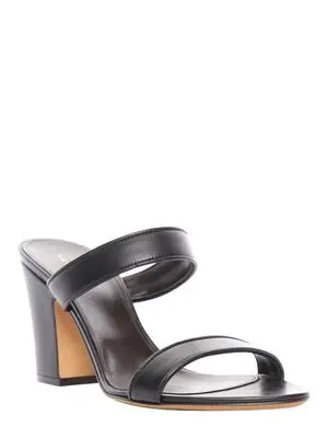 THE ROW Awar Block Heel Sandal - Black