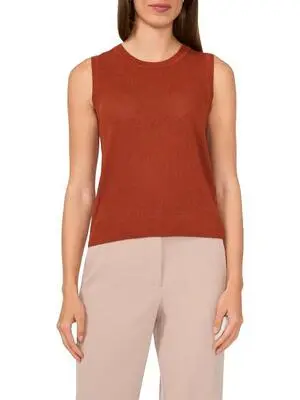 Halogen Halogen(r) Crewneck Sweater Tank Baked Clay
