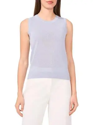 Halogen Halogen(r) Crewneck Sweater Tank Blue Fog