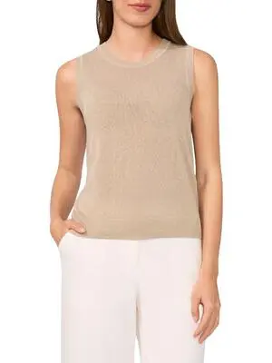 Halogen Halogen(r) Crewneck Sweater Tank Taupe Bisque