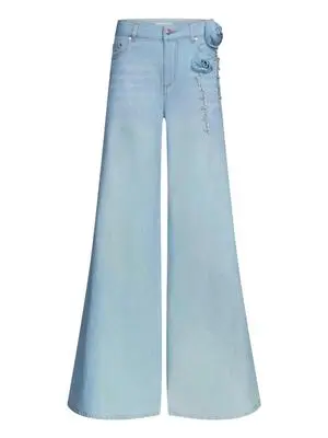 AREA Wide-leg Jeans - Blue