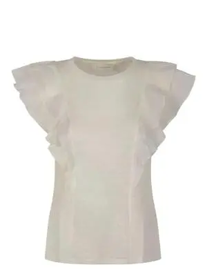 Zimmermann Linen T-shirt - White