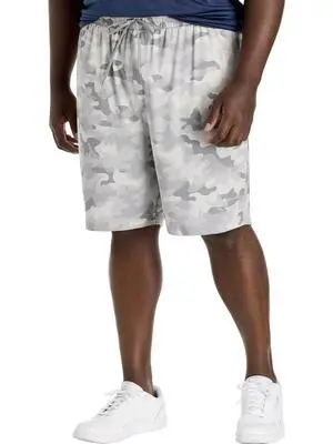 REEBOK Big & Tall Camo Performance Shorts - Grey 3 Camo