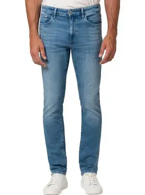 MAVI Zach Straight Leg Jeans - Mid Brushed Feather Blue