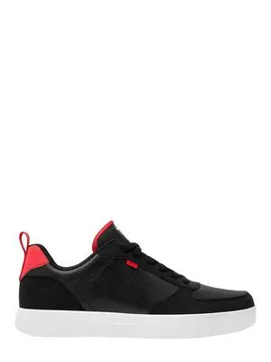 ATOMS Low Top Sneakers - Red & Black
