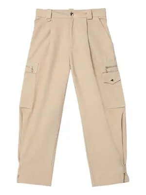 Chloé Cotton Cargo Pants - Beige