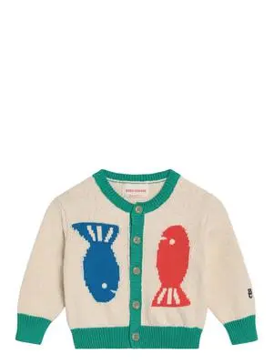 BOBO CHOSES Lucky Fish Cardigan - Multicolor