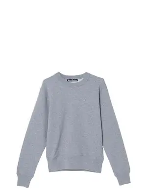 Acne Studios Cotton Crewneck Sweatshirt - Grey