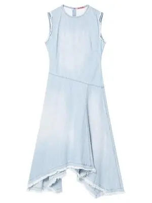 Acne Studios Denim Asymmetric Dress - Light Blue