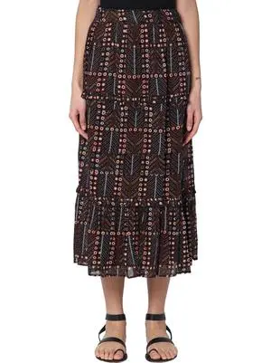 Isabel Marant Diya Cotton Voile Skirt - Multicolor