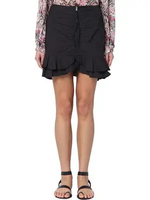 Isabel Marant Mini Skirt With Zip - Black