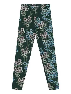 MINI RODINI Organic Cotton Leggings - Green