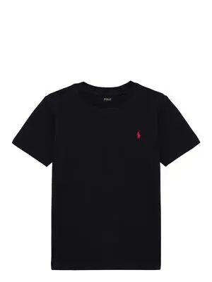 Polo Ralph Lauren Navy Cotton T Shirt - Blue