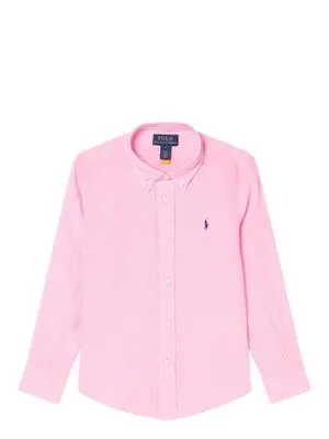 Polo Ralph Lauren Linen Button Down Shirt - Pink