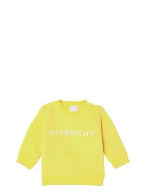 Givenchy Cotton-blend Logo Sweatshirt - Yellow