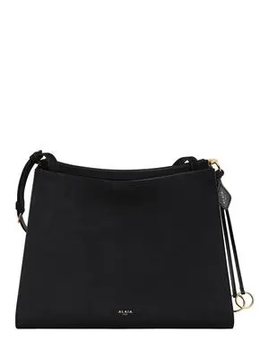 Alaïa Le Click Medium Nubuck Bag - Black