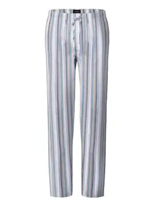 Hanro Night And Day Woven Pants - Atlantic Stripe