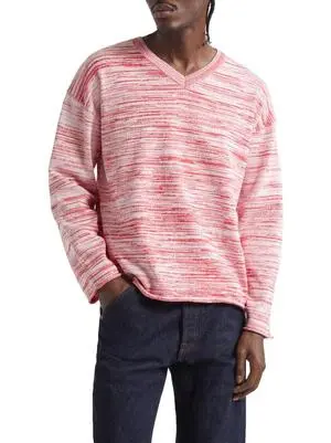 WASTE YARN PROJECT Alive Space-dyed Sweater - Red