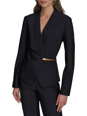 Donna Karan New York Wrap Blazer - Blk