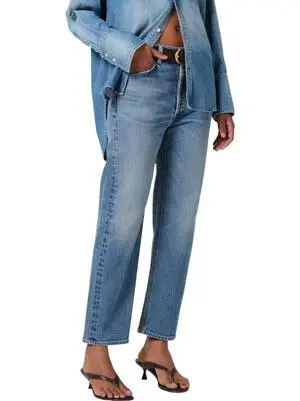Citizens Of Humanity Delfina High-rise Straight Leg Jeans - Elsinore