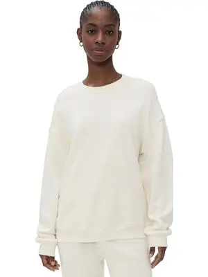 Eterne Oversized Crewneck Sweatshirt - Cream